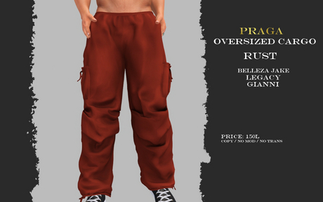 Second Life Marketplace - Praga Oversized Cargo - Rust